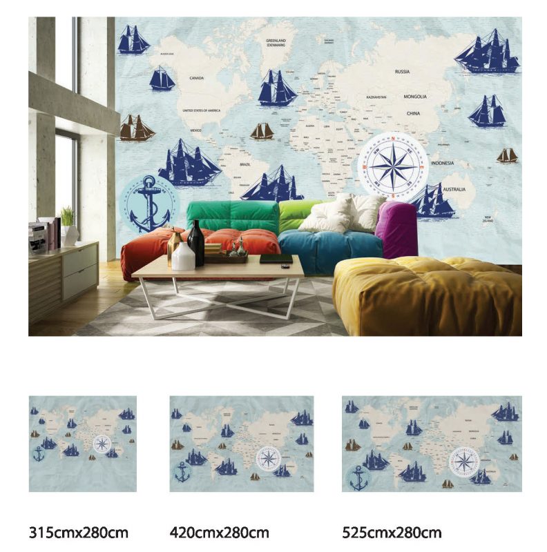 Kids Feature Wall: Attractive designer Murals - Melbourne Wallpapers