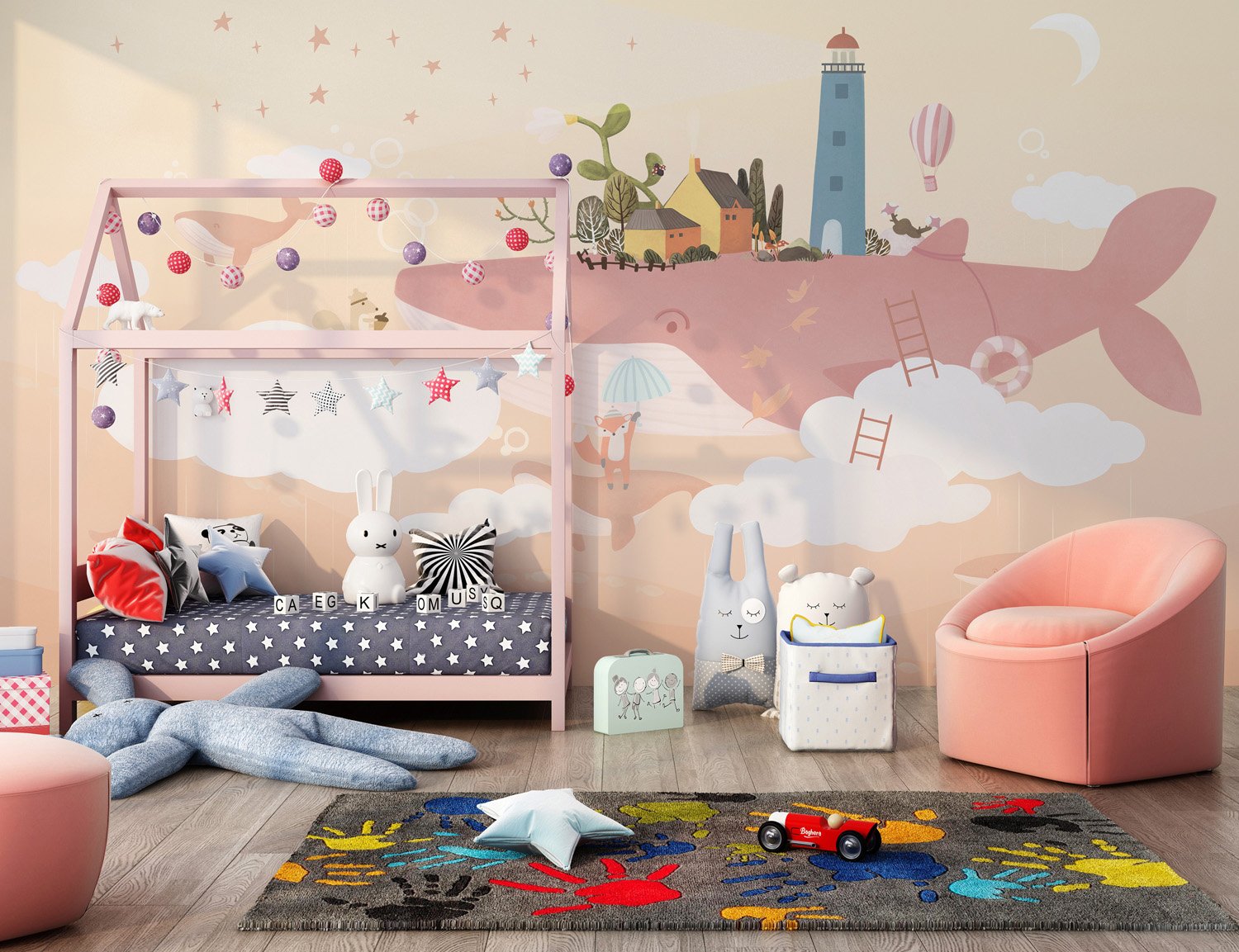 Kids Murals for Bedroom and Playroom Walls - Melbourne Wallpapers